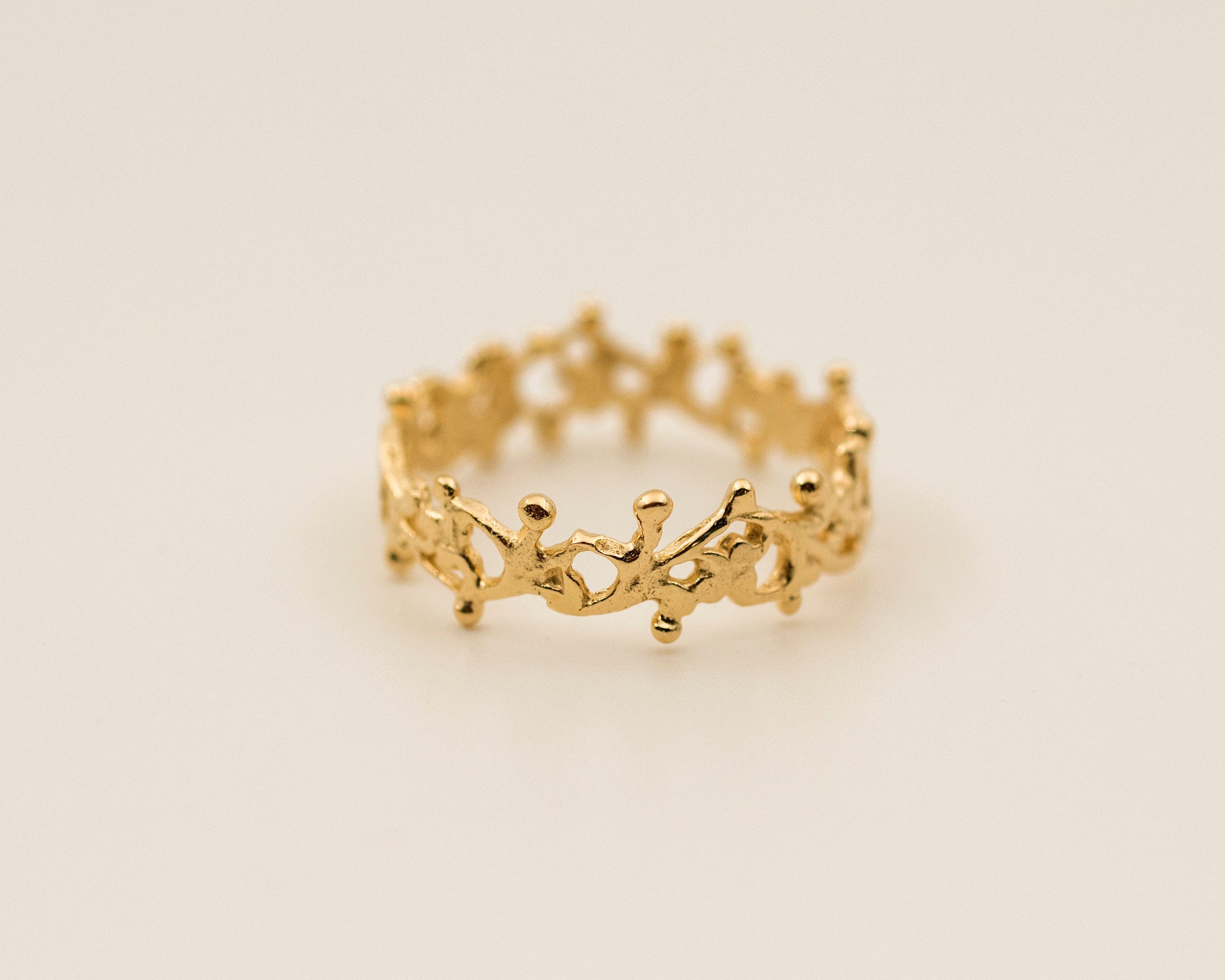 14k / 18k Gold Filigree Lace Ring – DiaStudio